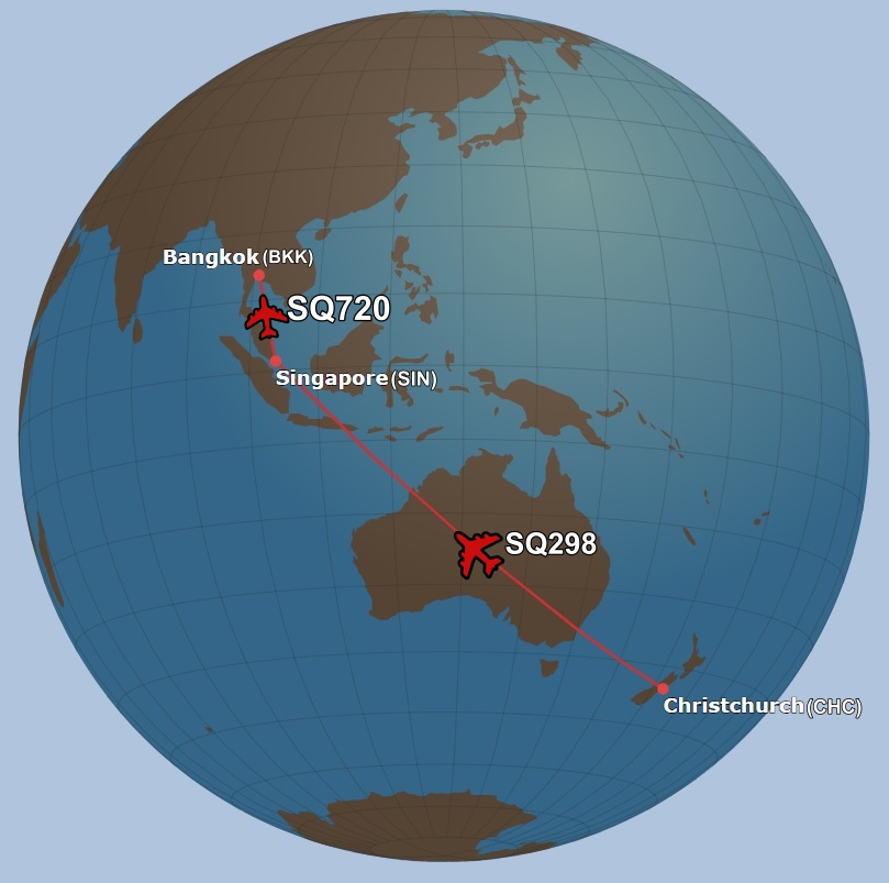 [Review] Singapore Airlines : SQ298/SQ720 – Christchurch-Singapore ...